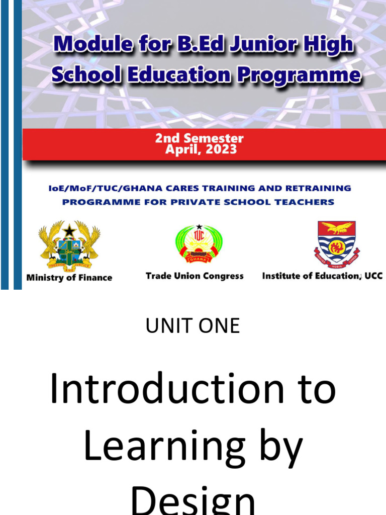 Learning by Design in Education | PDF | Instructional Design | Educational Technology