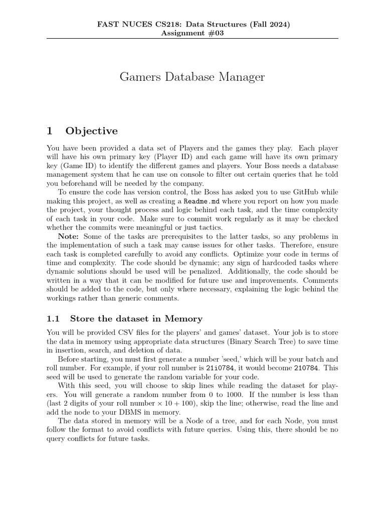 DataStructure FALL 2024 Assignment3 | PDF | Databases | Information Retrieval