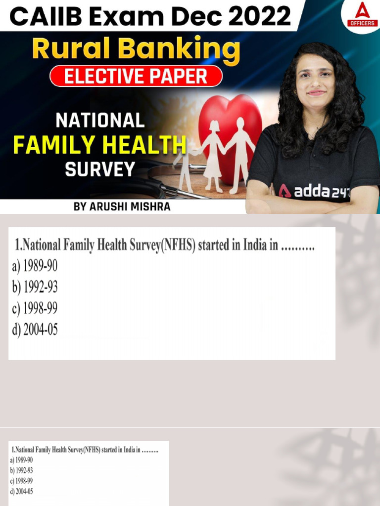 NFHS-5 MCQs Annotated | PDF