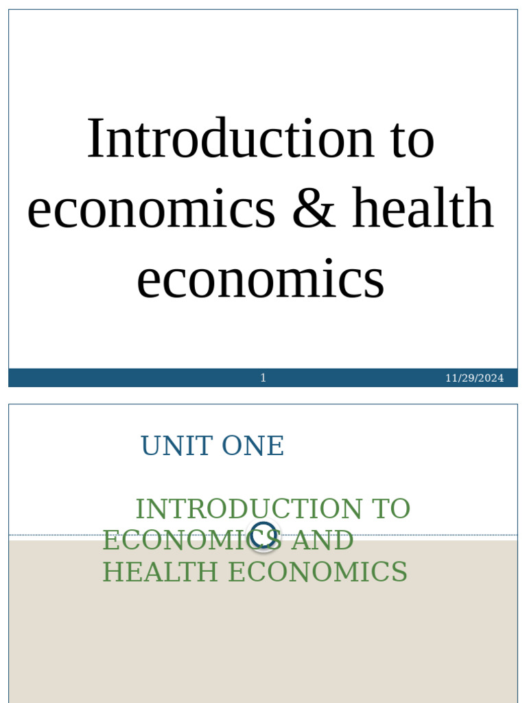 Health Economics | PDF | Elasticity (Economics) | Demand