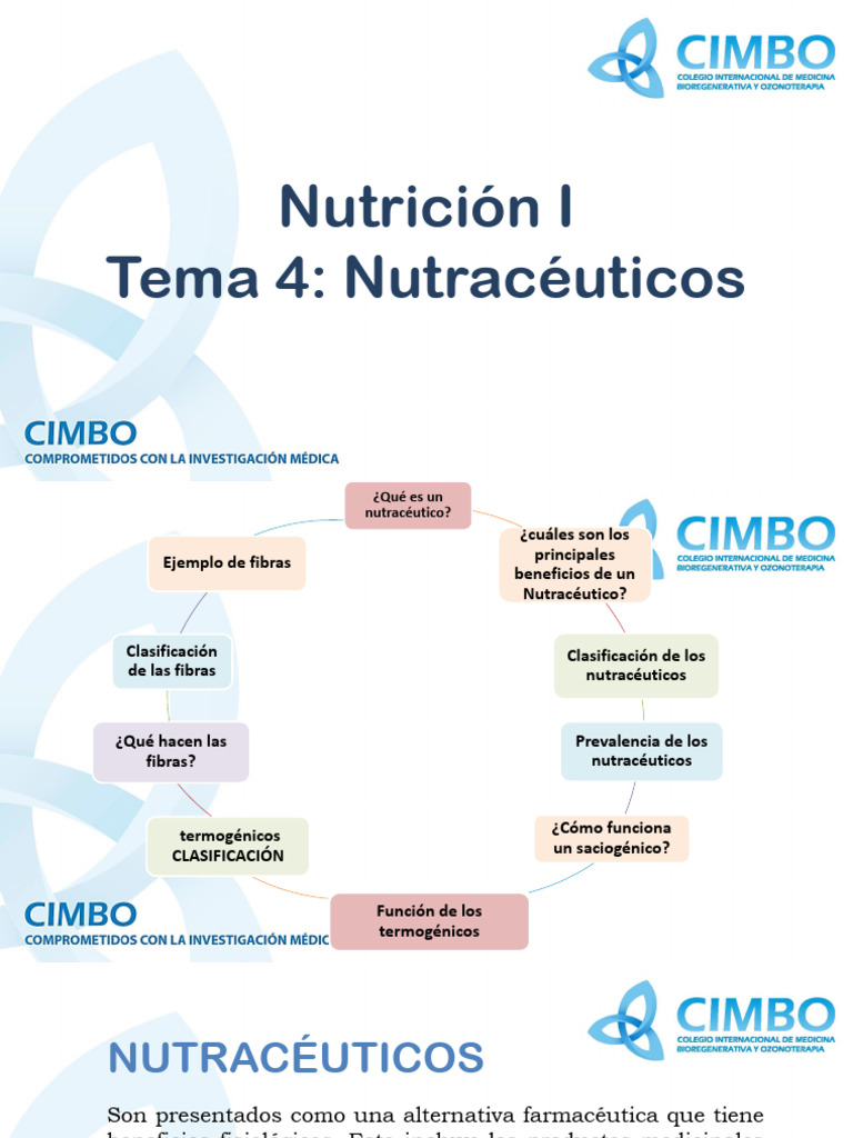 Nutraceuticos 1 Cimbo | PDF | Nutracéutico | Nutrición
