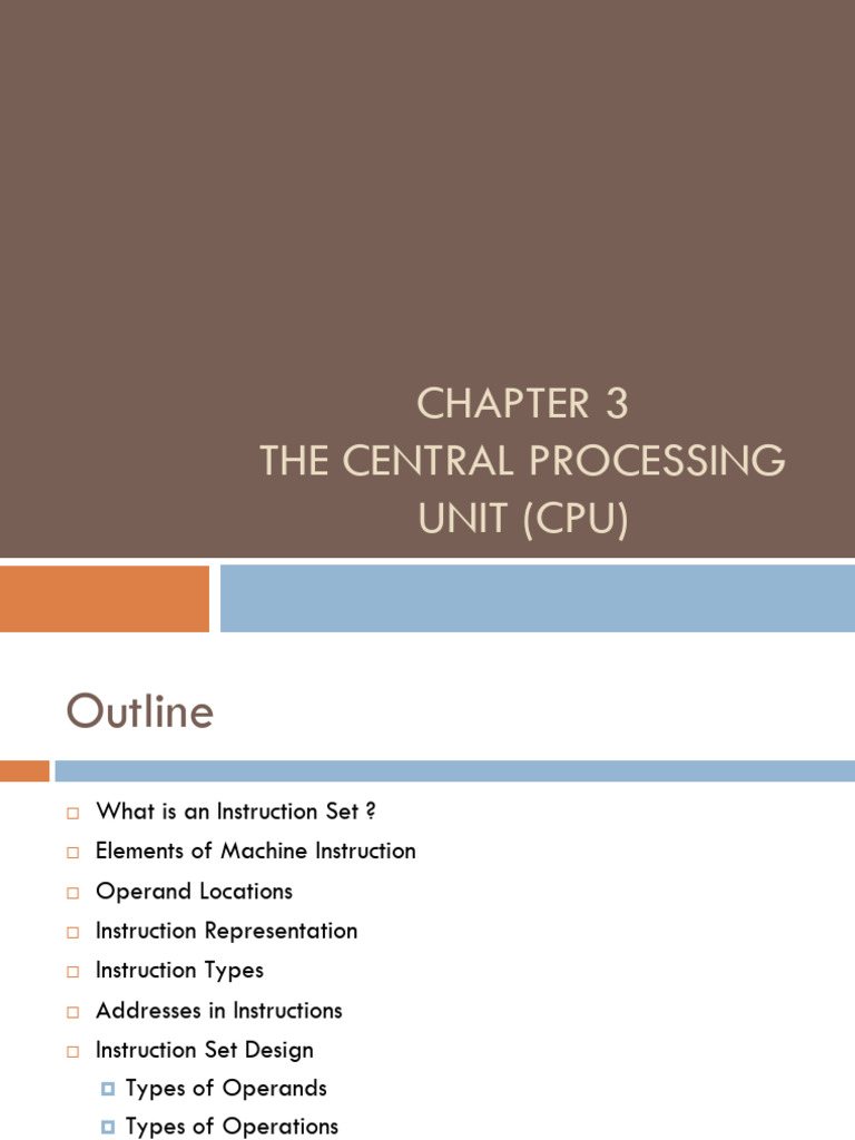 3 Cpu Part1 Pdf Central Processing Unit Computer Architecture 