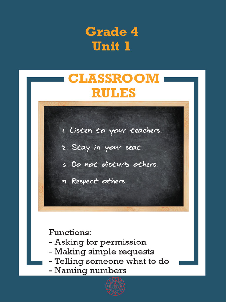 Grade 4 Classroom Rules & Activities | PDF | Teachers