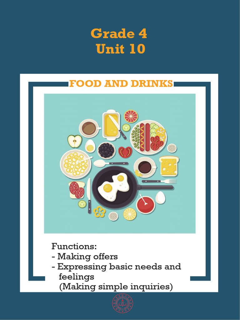 Grade 4 Unit 10: Food and Drinks | PDF | Drink