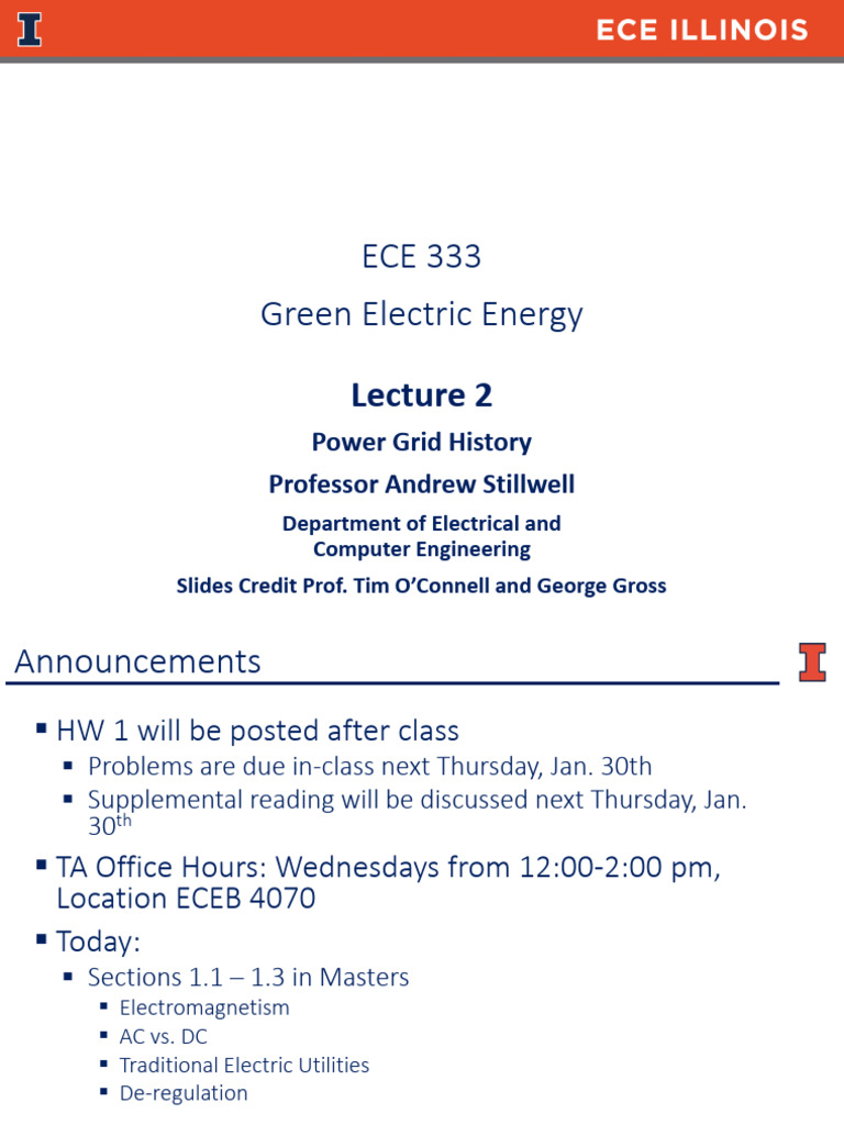 ECE333 Spring2020 Lect2 | PDF | Electric Power Transmission ...