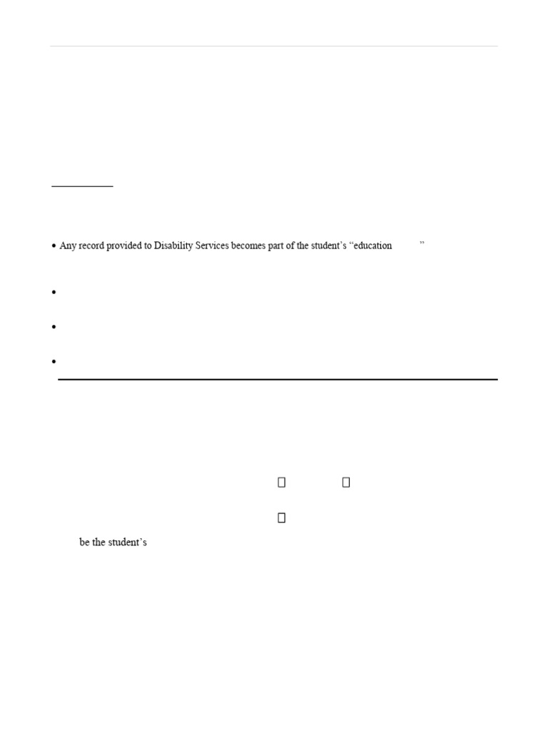 UNC Charlotte Disability Documentation Form | PDF | Americans With ...