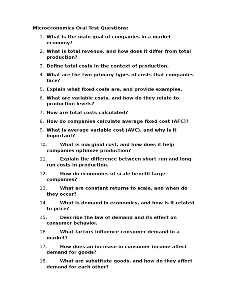 2 - Fundamentals of Microeconomics 2 Costs, Market Equilibrium ...