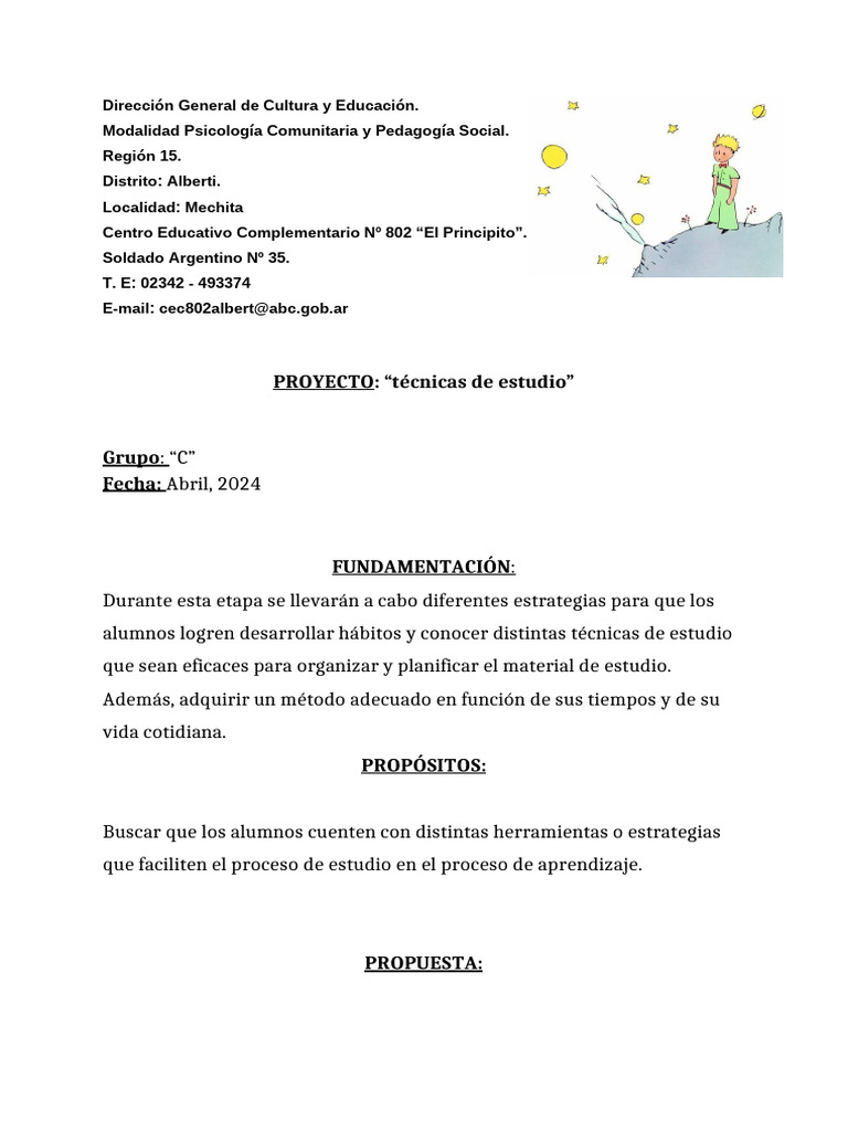 Proyecto Tec de Estudio | PDF