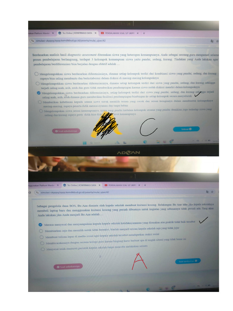 Jawaban Soal Try Out PMM | PDF