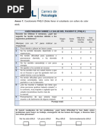PHQ-9 - Español | PDF