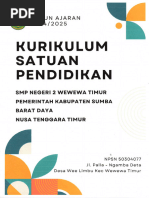 KURIKULUM SATUAN PENDIDIKAN (KSP) DI SMP NEGERI 2 WEWEWA TIMUR ...