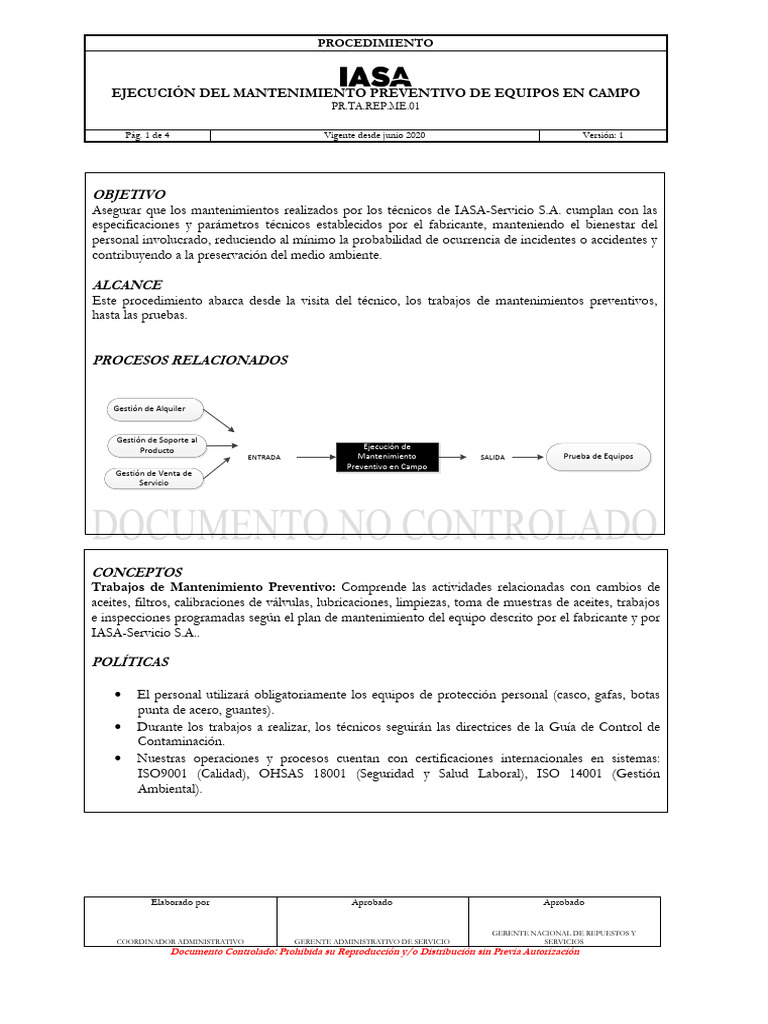 Proceso CSA | PDF