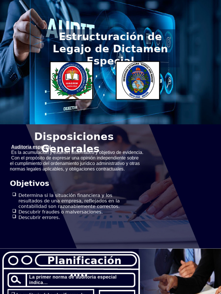 Estrucuturacion de Legajo Con Dictamen Especial | PDF | Auditoría ...