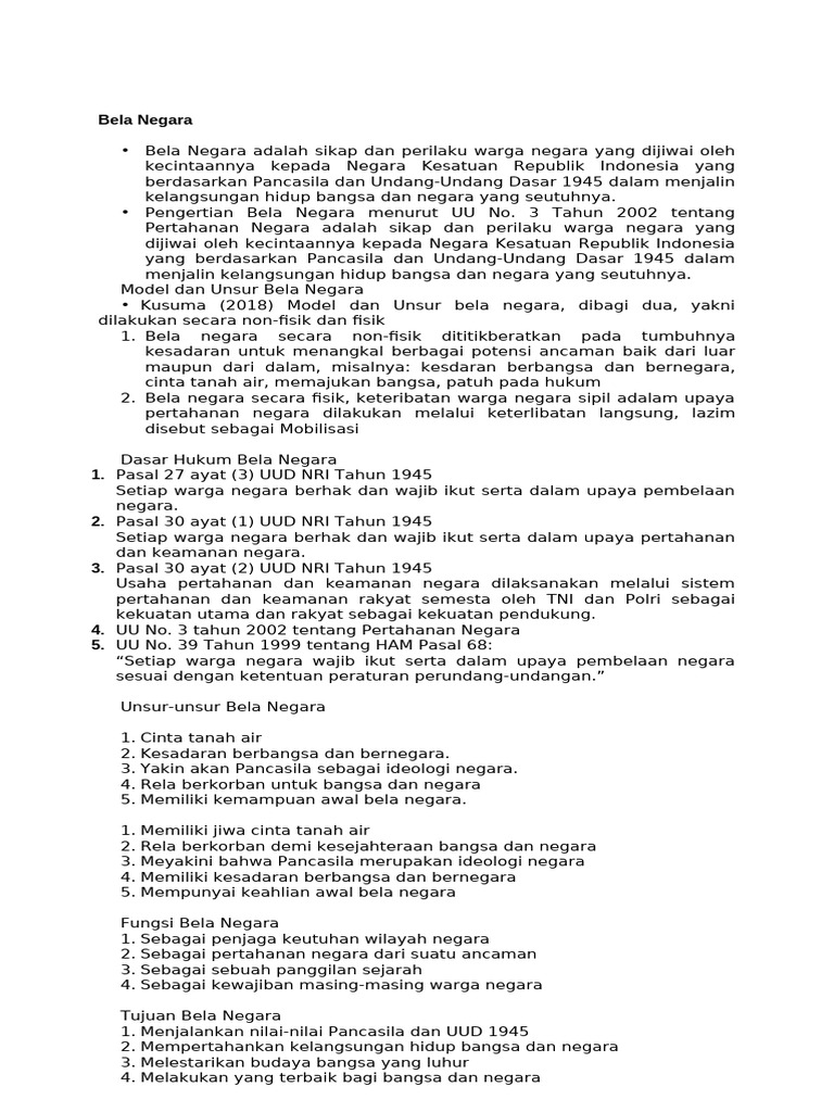 Bela Negara | PDF