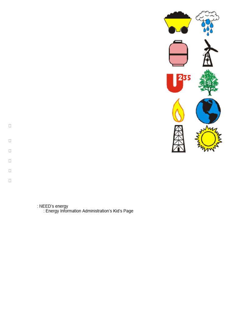 Energy Source Poster Project Directions | PDF | Energy Development ...