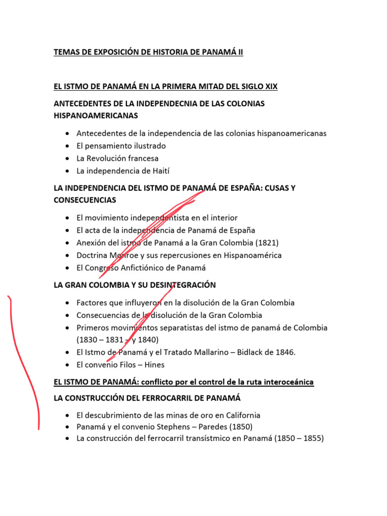 Independencia de Panamá de España | PDF | Panamá