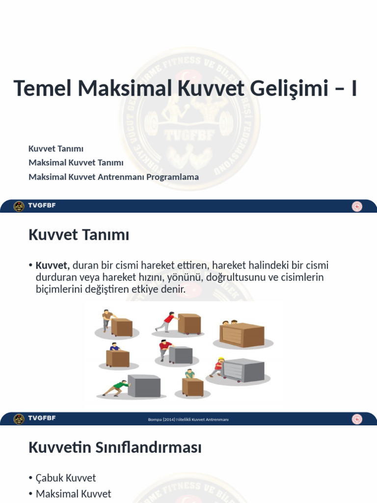 Temel Maksimal Kuvvet Gelisimi 1 2 | PDF