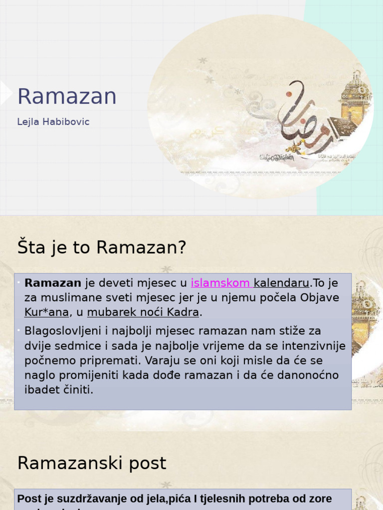 Ramazan | PDF