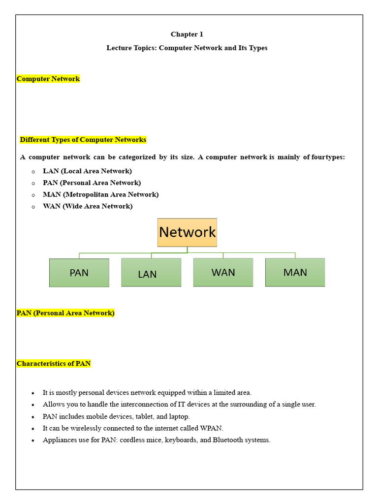 CHP-1 | PDF | Computer Network | Local Area Network CHP-1 | PDF | Computer Network | Local Area Network