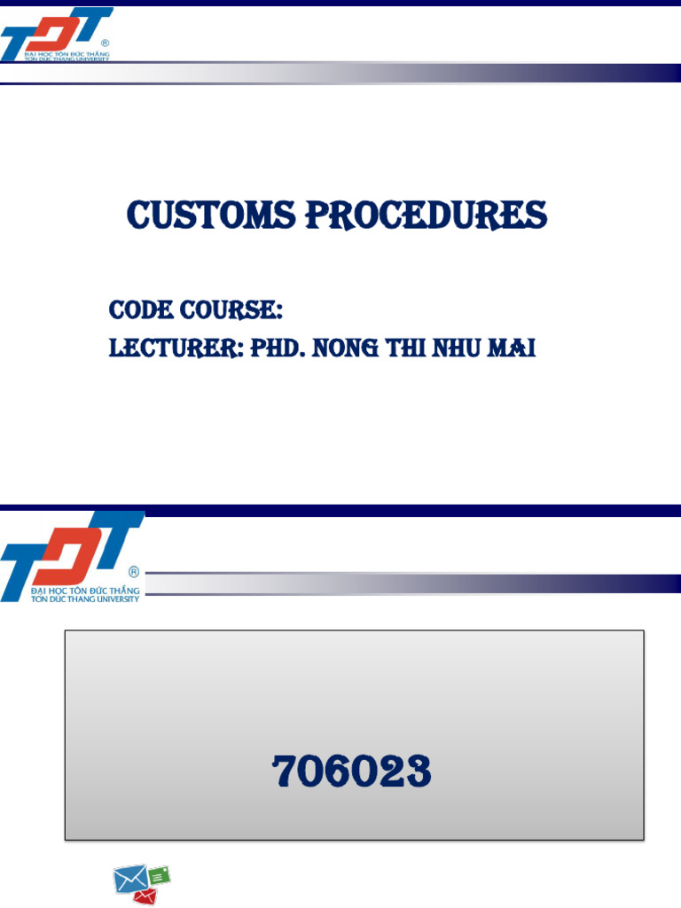 Chapter 0-Introduction To Course | PDF | Customs | Trade