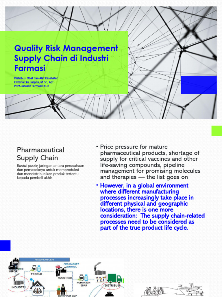 Pharmaceutical Supply Chain Risks | PDF | Risk | Business