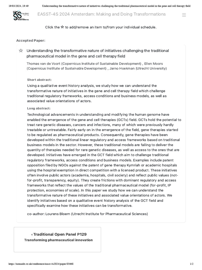 Understanding The Transformative Nature of Initiatives Challenging The ...