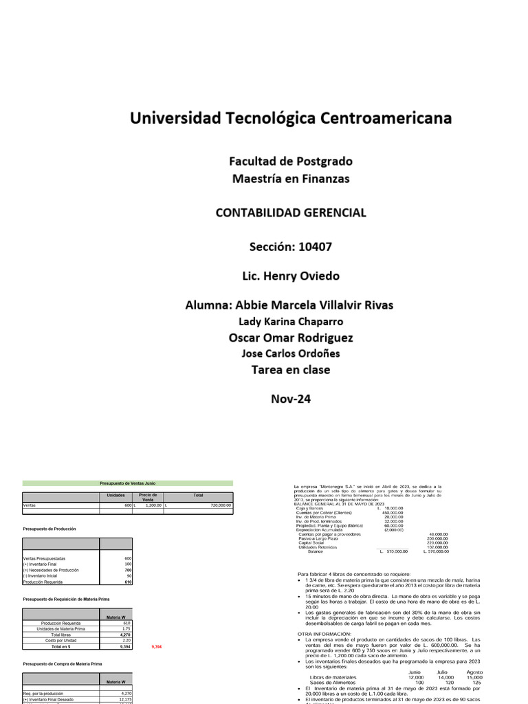 Annotated-Tarea Grupo 4 | PDF | Presupuesto | Negocios económicos