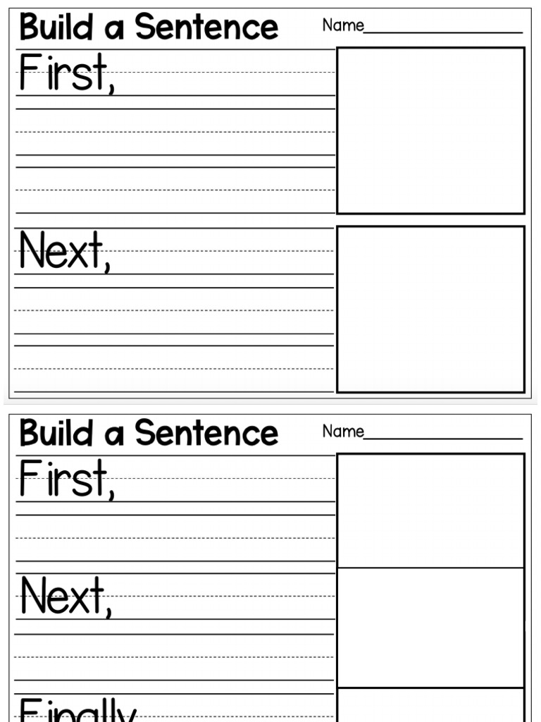 Sentence Writing Editable Version | PDF