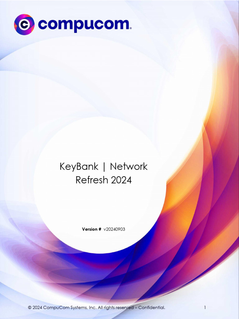 Tech Instructions - Keybank Av and Network Refresh 2024 v20240903 | PDF ...