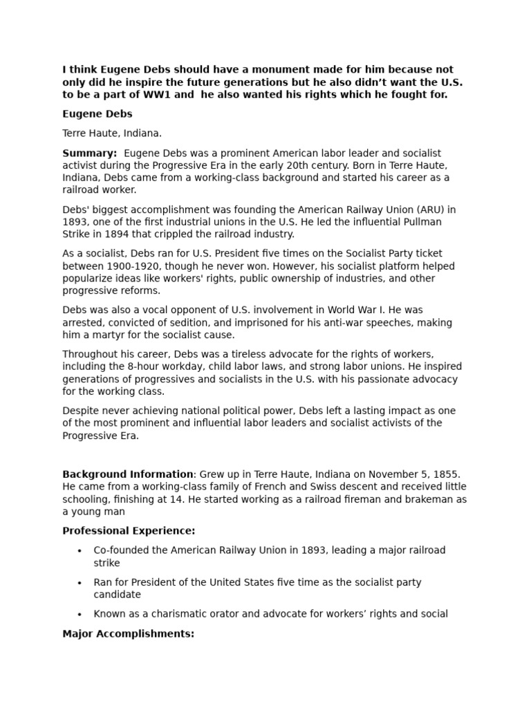 Resume For Debs | PDF