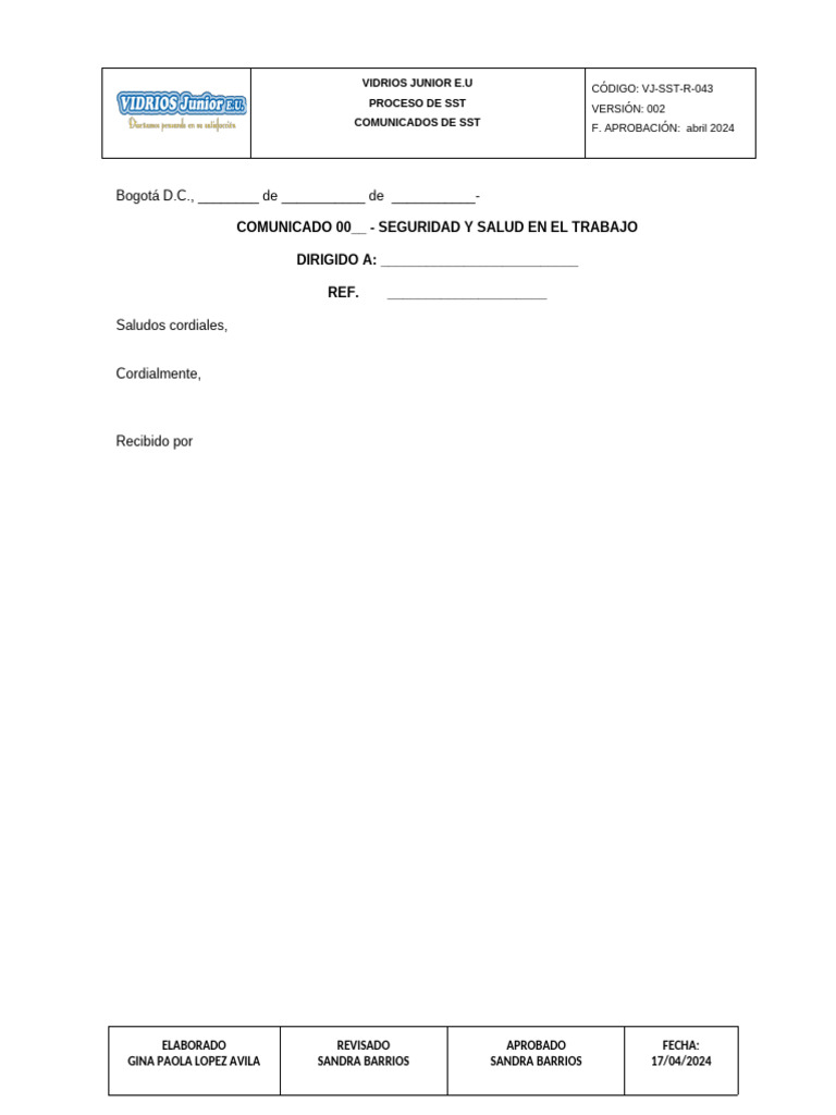 Seguridad y Salud en el Trabajo | PDF