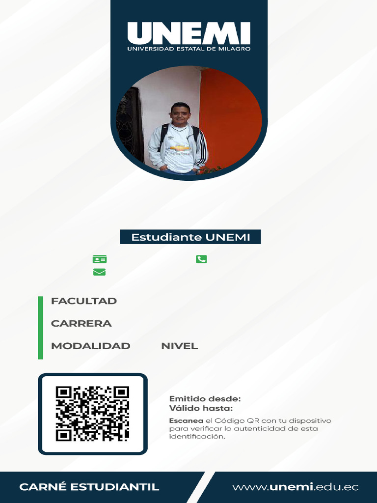 Carnet Digital-Ingresar Unemi | PDF