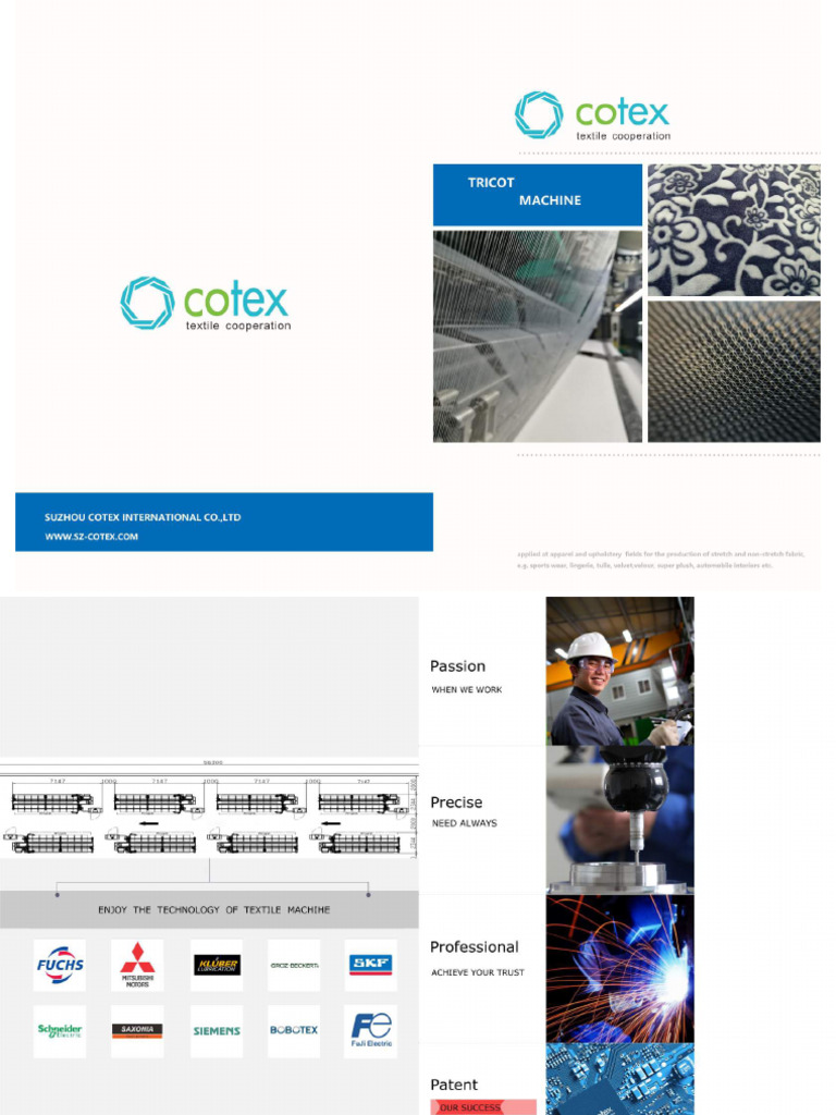 Raschel, Kettenstuhl e Urdideira - Cotex | PDF