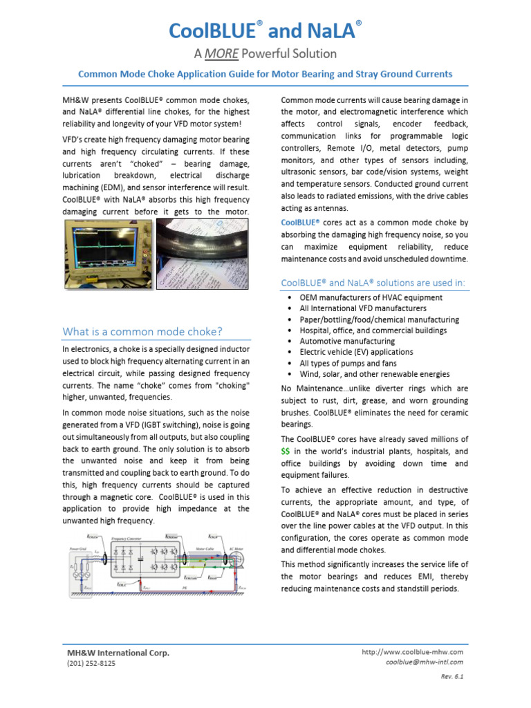 CoolBLUE Application Guide | PDF | Electromagnetic Interference | Electricity