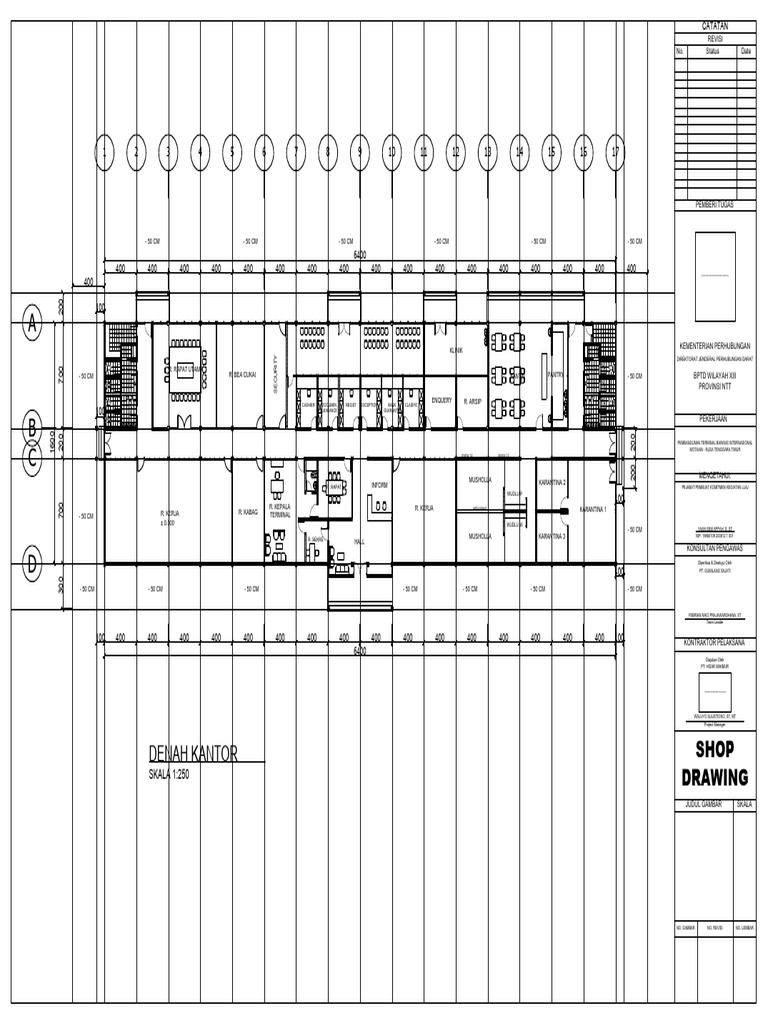 Denah Terminal Barang Internasional Motaain | PDF