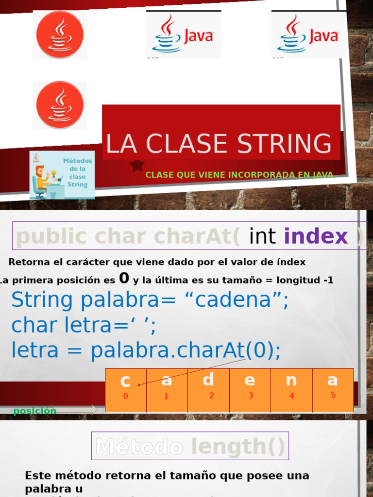 laClaseString1 - PROGRAMACION - PRACTICA | PDF | Cadena (informática) | Java (lenguaje de ...