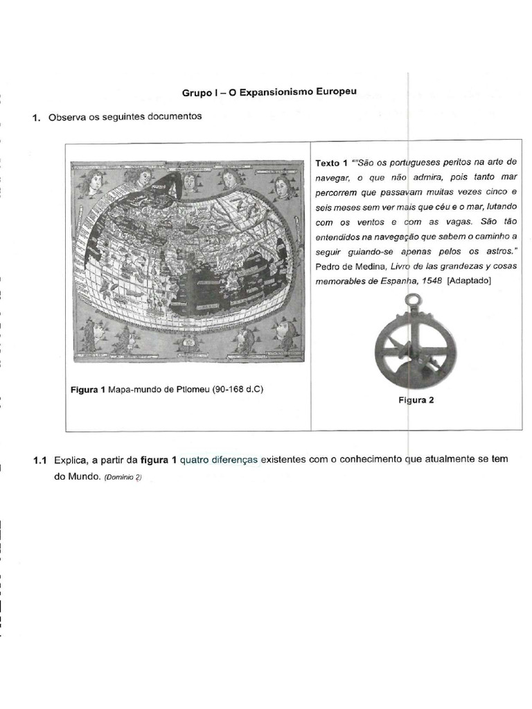 1º Desafio Hist | PDF