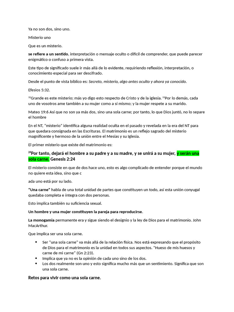 Ya no son dos | PDF | Matrimonio | Creencia religiosa y doctrina