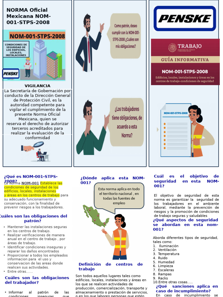 Tríptico Nom-001 Edificios e Instalaciones | PDF | Valores