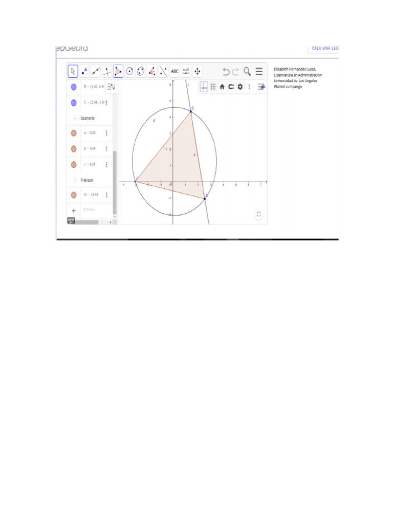 GEOGEBRA Elizabeth HDZ Lucas | PDF