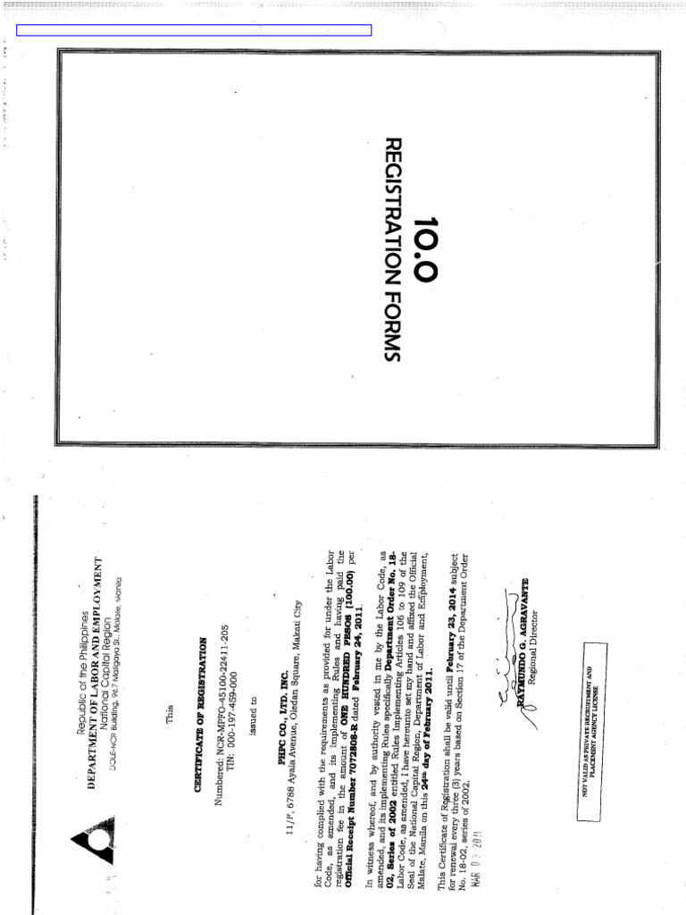 registration forms | PDF