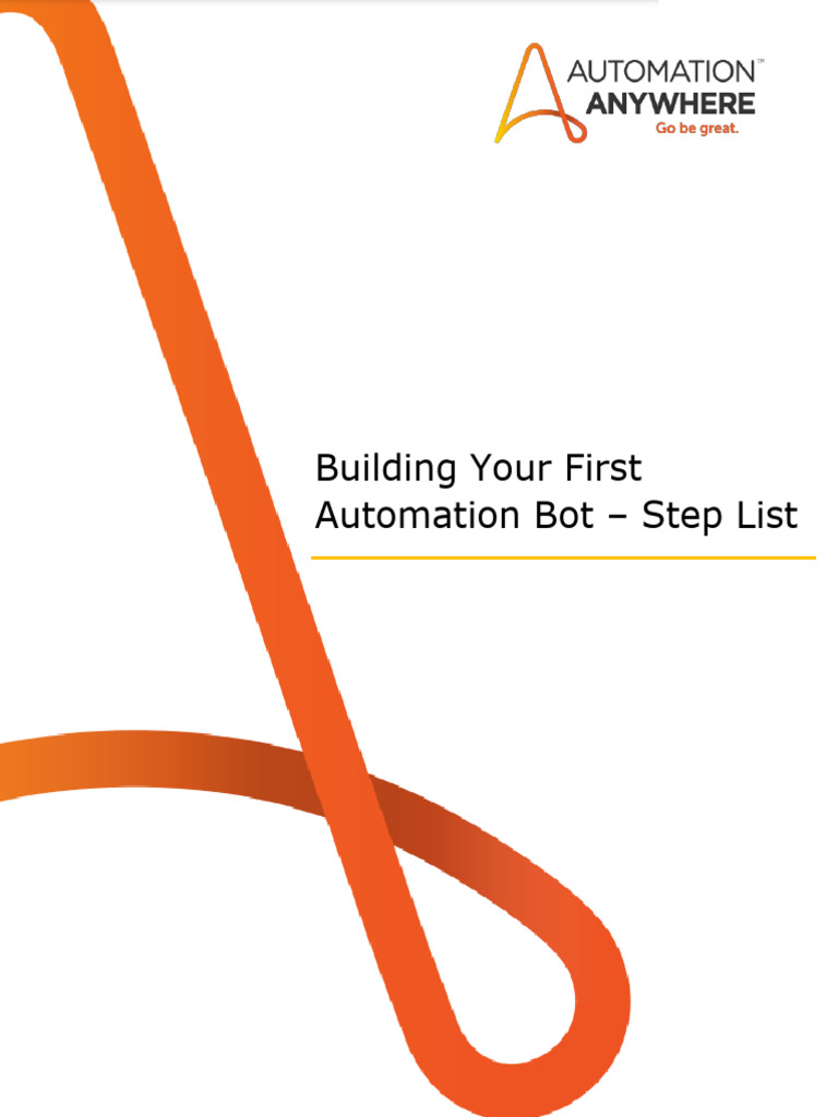 Building Your First Automation Bot - Steplist | PDF | Microsoft Excel | World Wide Web