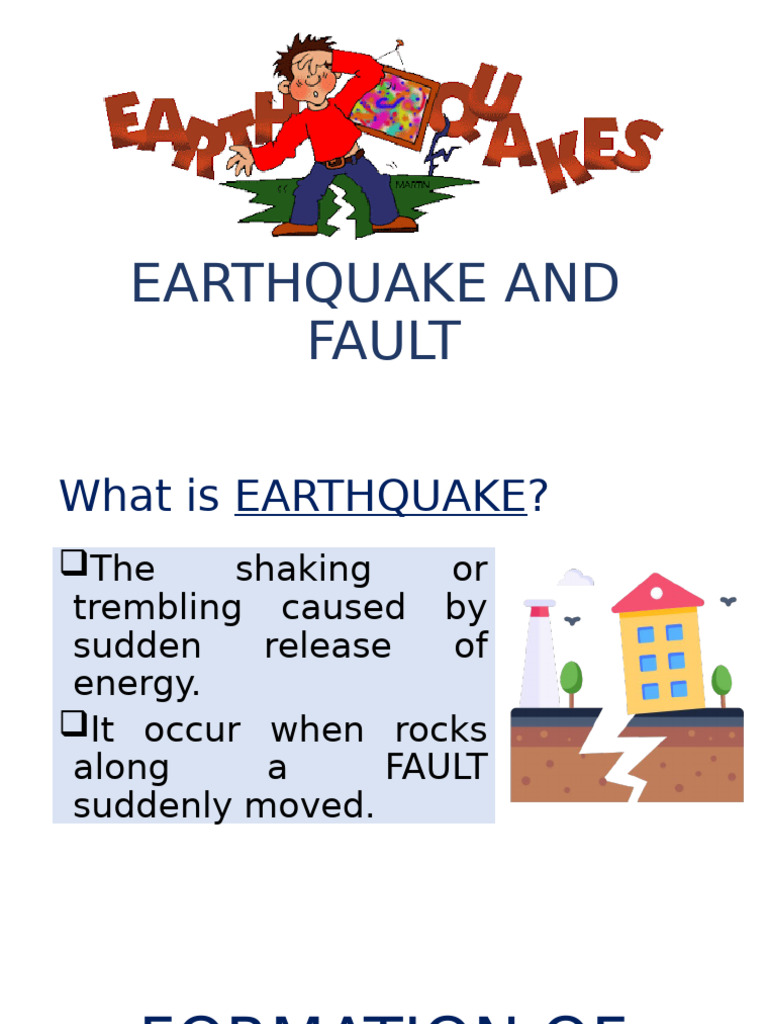 Earthquake and Fault | PDF | Fault (Geology) | Seismology