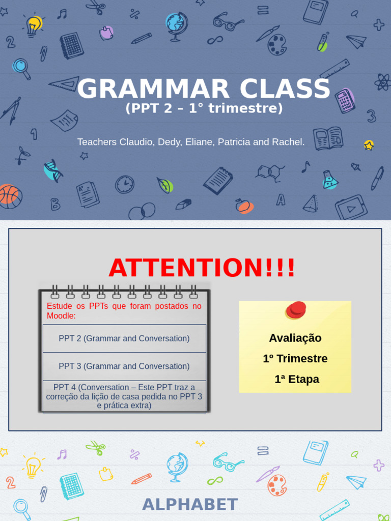 Grammar Class: Numbers & To Be Verbs | PDF