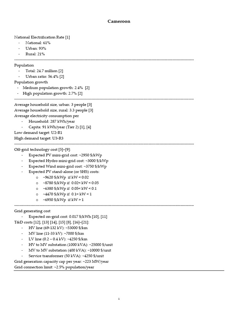 CM 1 Scenario Description | PDF | International Energy Agency | Electrification