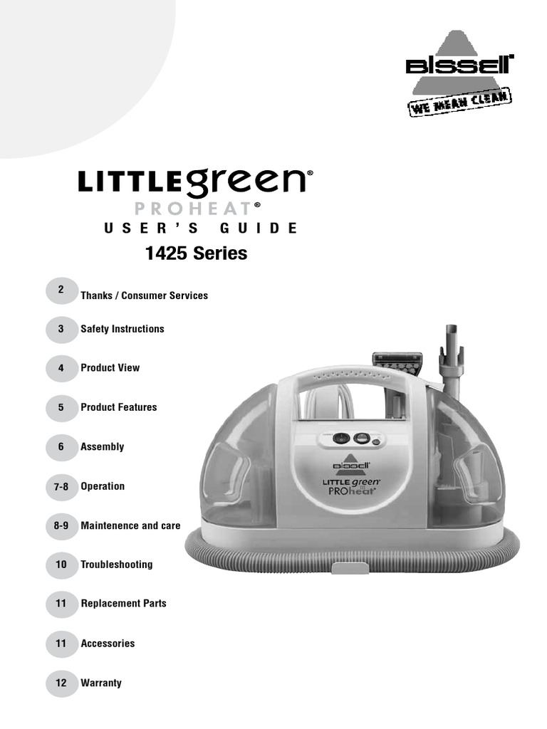 Bissell Little Green Manualnull