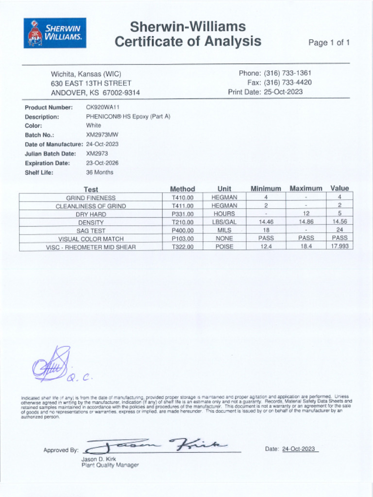 Phenicon SHERWIN W 2 | PDF