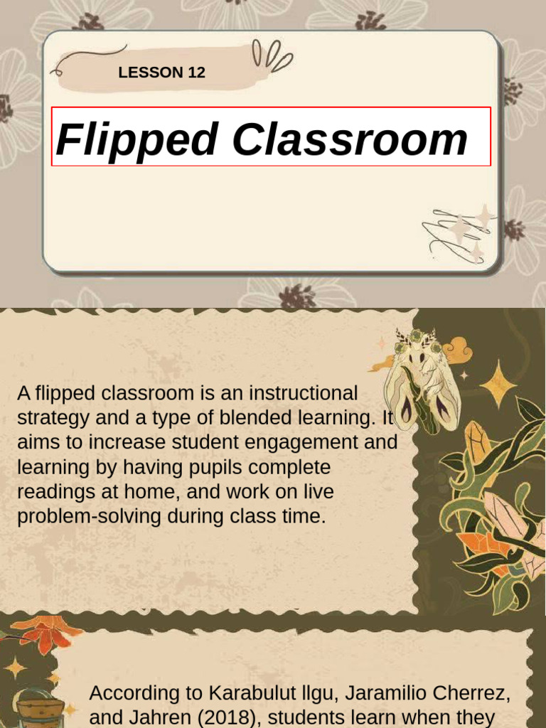 Flipped Classroom: Engaging Active Learning | PDF | Teachers | Classroom
