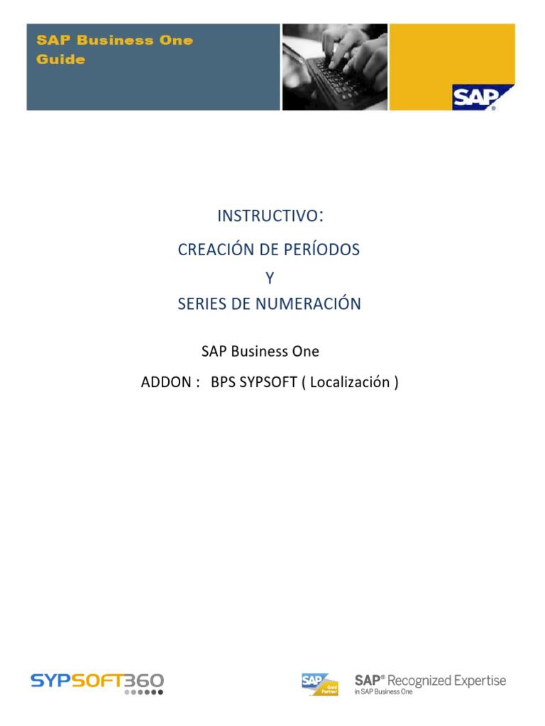 Instructivo - BPS - Períodos - Y - Series - SAP | PDF | Informática | Software