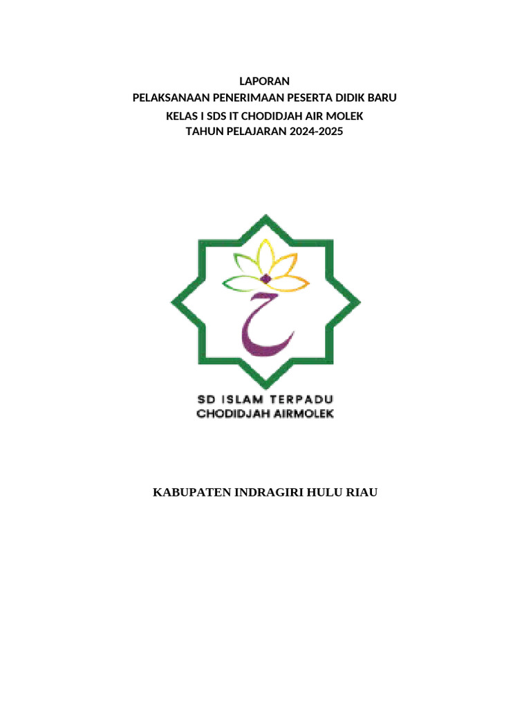 Laporan PPDB 2024 2025 | PDF